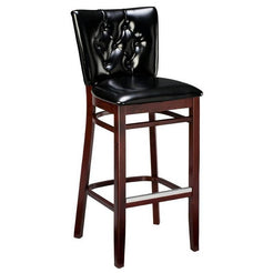 Drake Bar Stool - Upholstered Wood Bar Stool – Richardson Seating