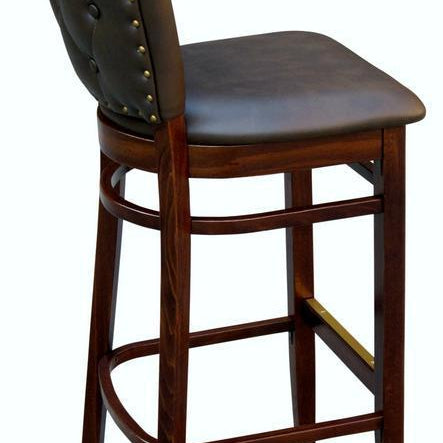 Drake Bar Stool - Upholstered Wood Bar Stool – Richardson Seating